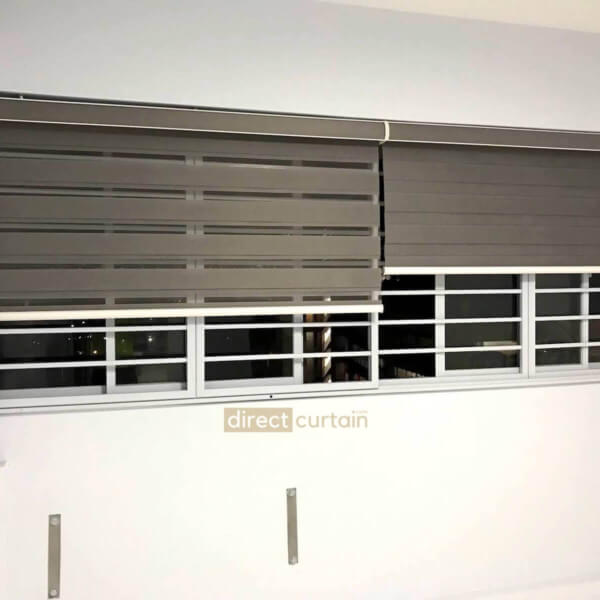 Dim-out Korean Zebra Combi Rainbow Blinds | Bright & Airy Feel