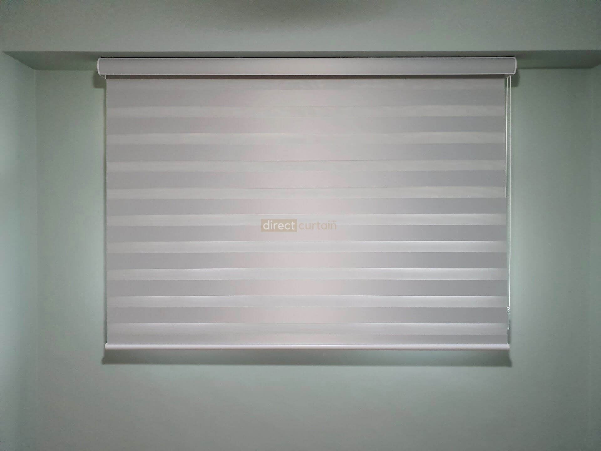 Korean Combi Blind – Blackout White | Direct Curtain