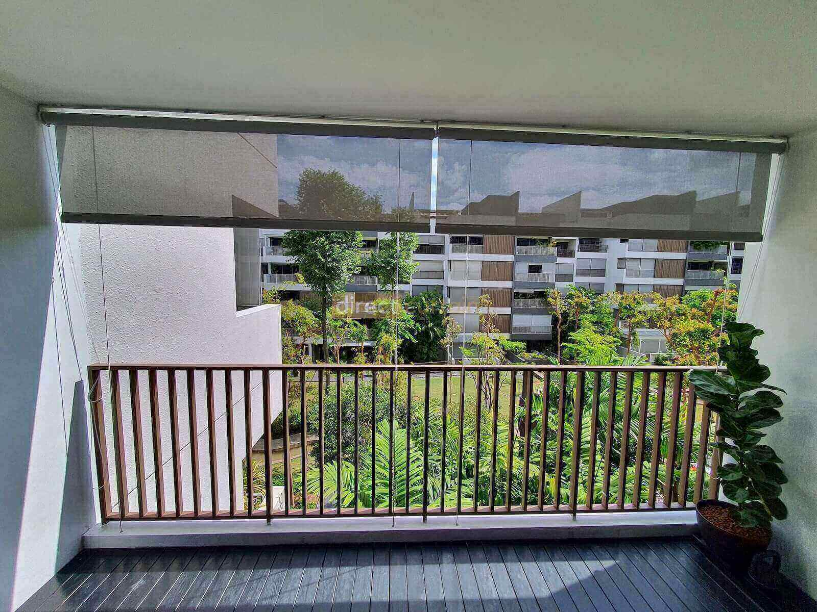 Outdoor Blinds Singapore | Waterproof Balcony Blinds | Direct Curtain