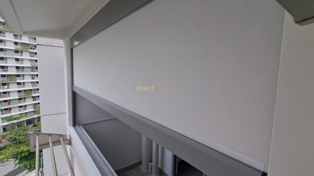 HDB Service Yard Zip Blind | Zip Track Blind for Service Yard