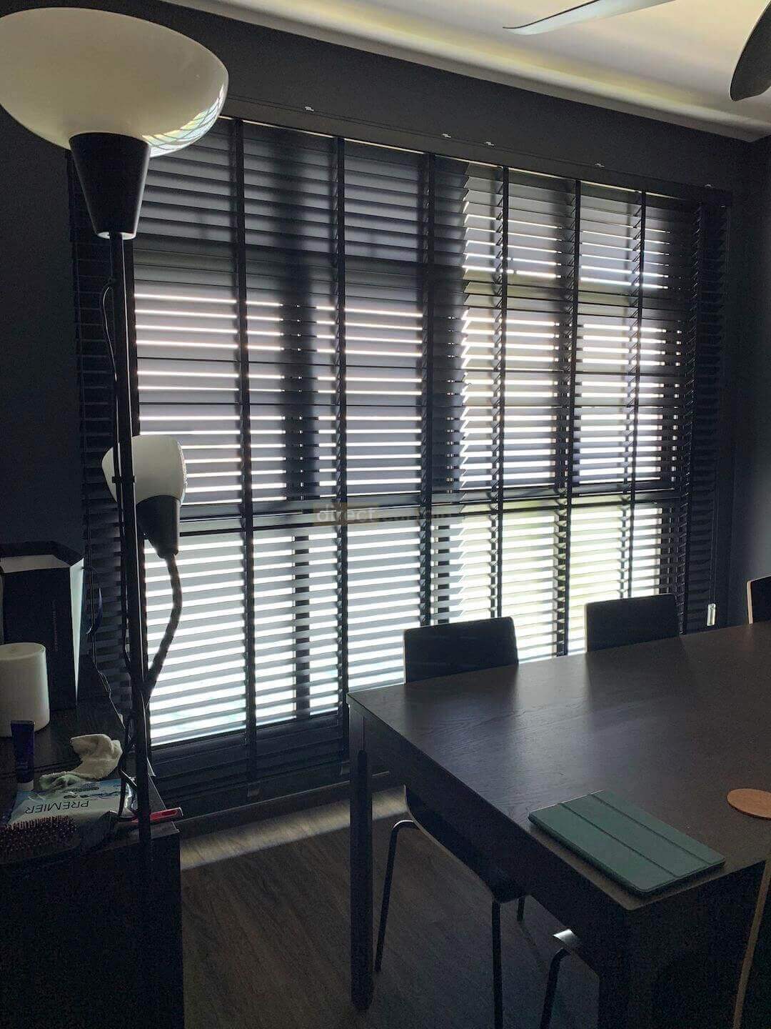 1 Loop Venetian Blind - PS Charcoal | Direct Curtain