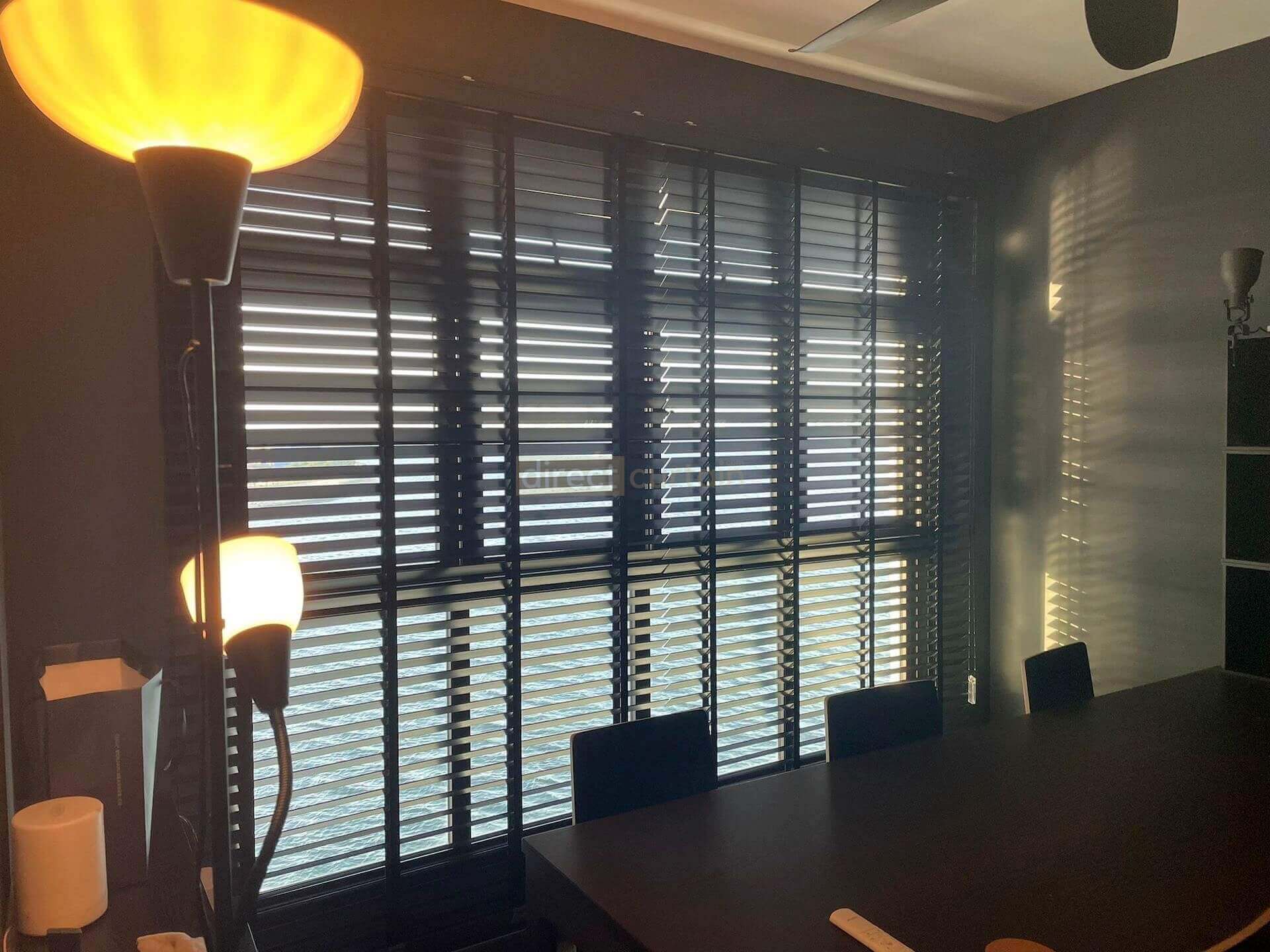 1 Loop Venetian Blind - PS Charcoal | Direct Curtain