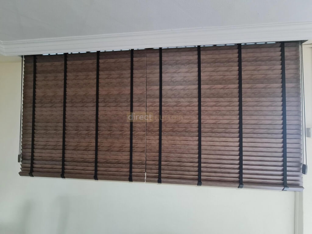1 Loop Venetian Blind - PS Industrial Bombay Brown | Direct Curtain