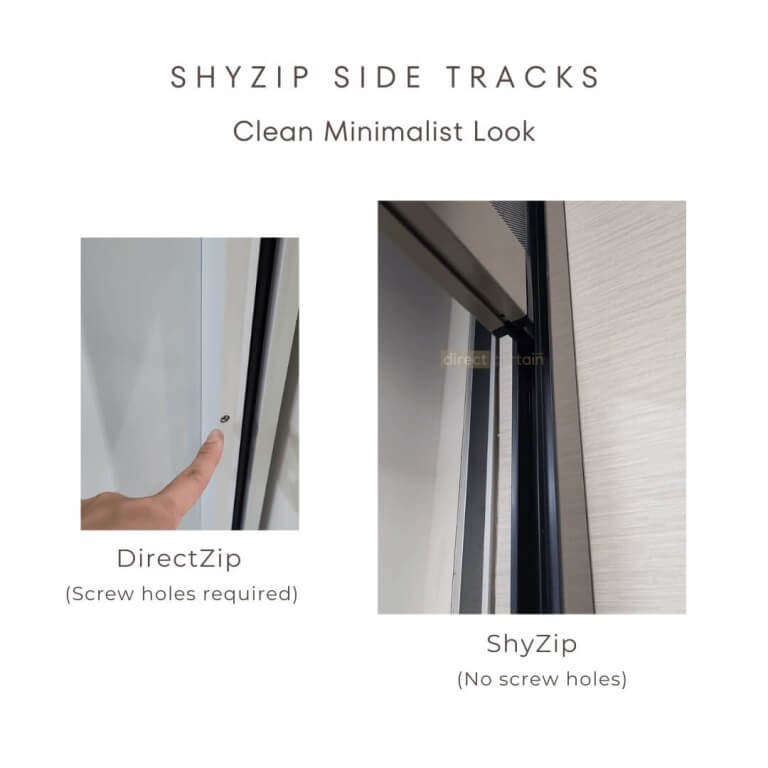 ShyZip Blinds Singapore | Patented SHY® Zip Fastener System
