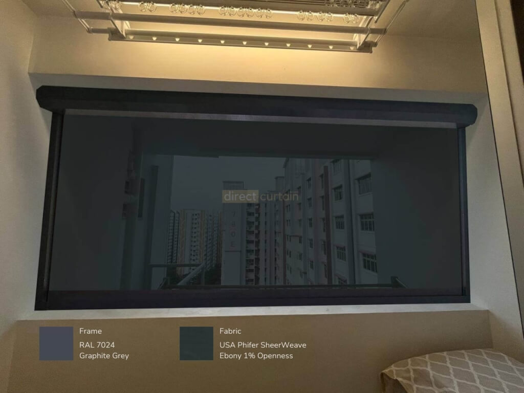 HDB Service Yard SHYZip Blind | SHY Zip Track Blind for Service Yard